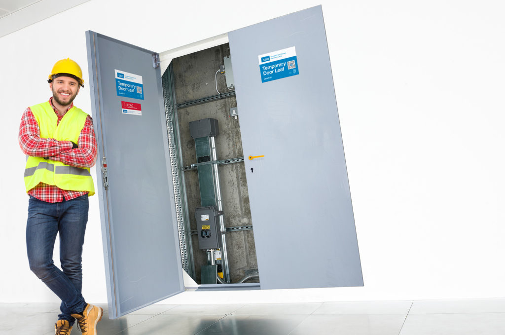 Quadra+ ® Temporary Doors For Construction - Selo