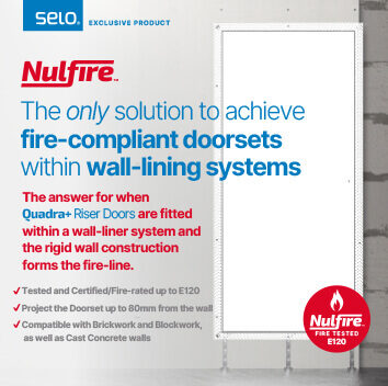 Nulfire Fire-rated Riser Door Liner - Selo