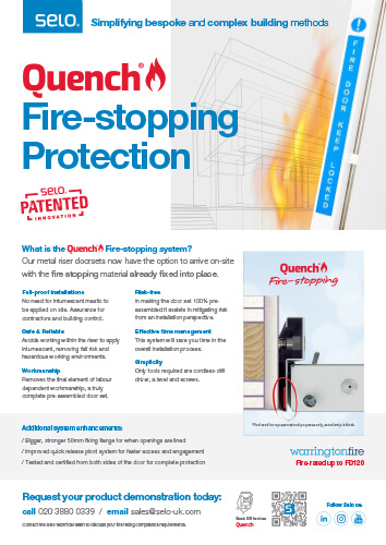 Quench® Fire-stopping Protection - Selo