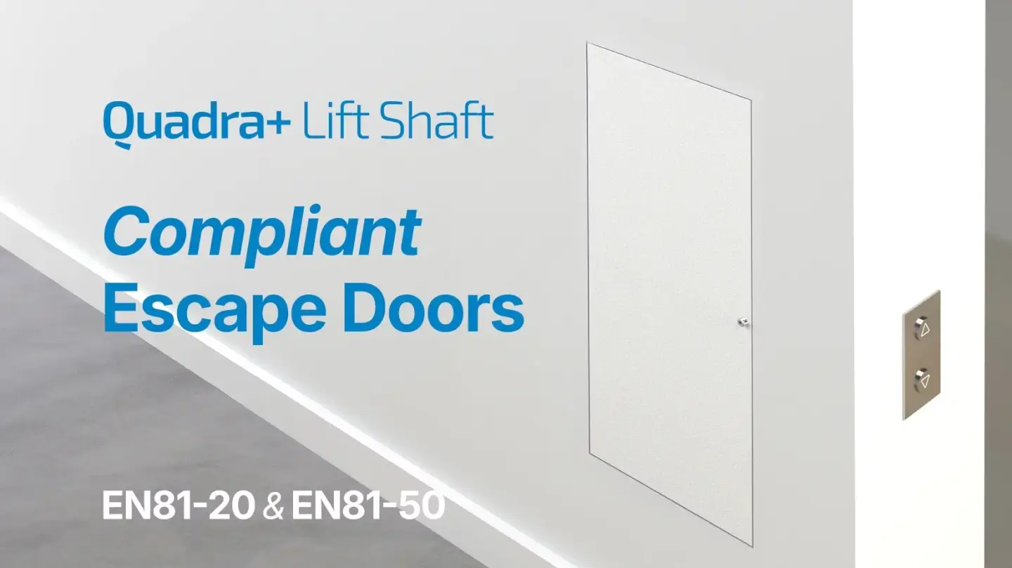Quadra LS1 – the fire compliant lift shaft escape door - Selo